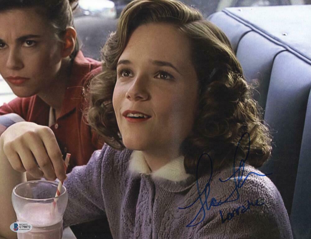 LEA THOMPSON SIGNED BACK TO THE FUTURE 11X14 LORRAINE INSCRIPT PROOF ...