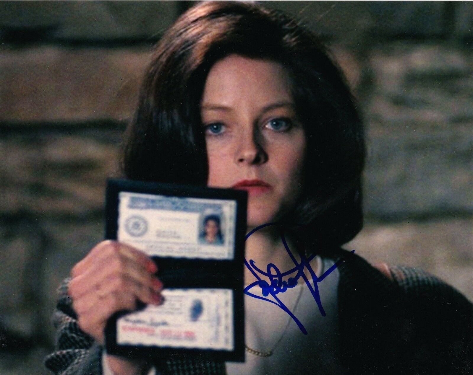 JODIE FOSTER SIGNED 8X10 PHOTO TAXI DRIVER SILENCE OF THE LAMBS ...
