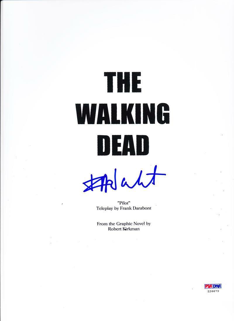 FRANK DARABONT SIGNED WALKING DEAD PILOT EPISODE 61 PAGE SCRIPT ...