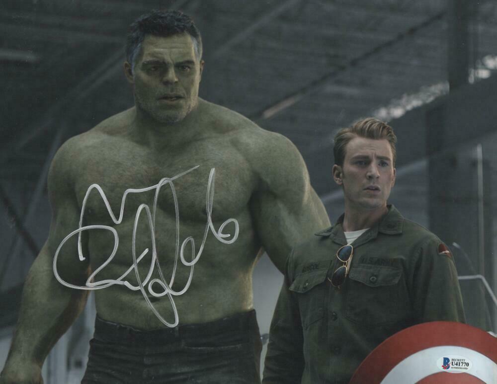 MARK RUFFALO SIGNED 11X14 PHOTO MARVEL HULK THE AVENGERS AUTOGRAPH ...