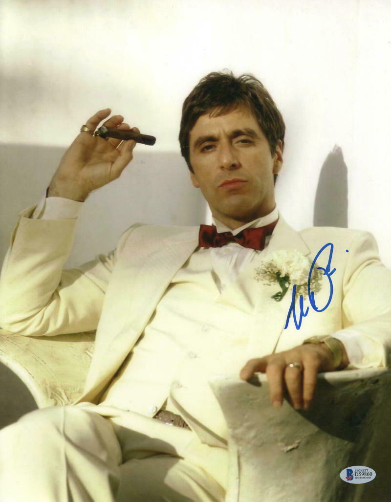 AL PACINO SIGNED 11X14 PHOTO AUTHENTIC AUTOGRAPH SCARFACE BECKETT COA I ...