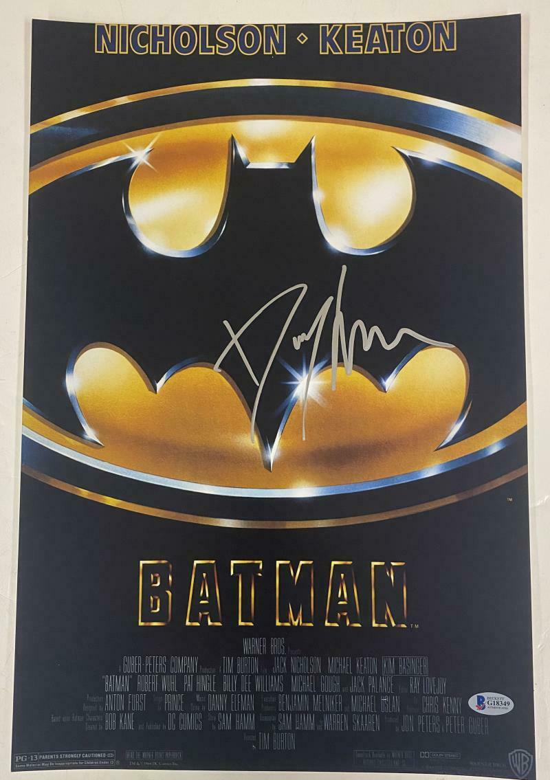 DANNY ELFMAN SIGNED 12X18 PHOTO BATMAN AUTHENTIC AUTOGRAPH BECKETT COA ...