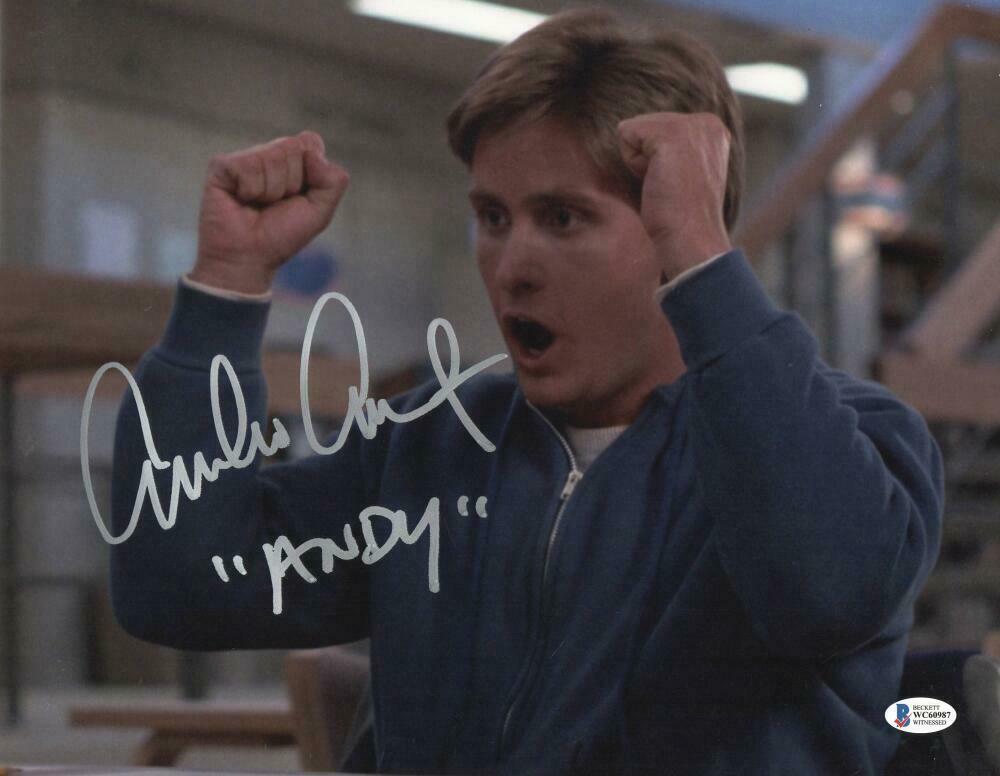 EMILIO ESTEVEZ BREAKFAST CLUB SIGNED 11X14 PHOTO ANDY INSCRIPTION ...