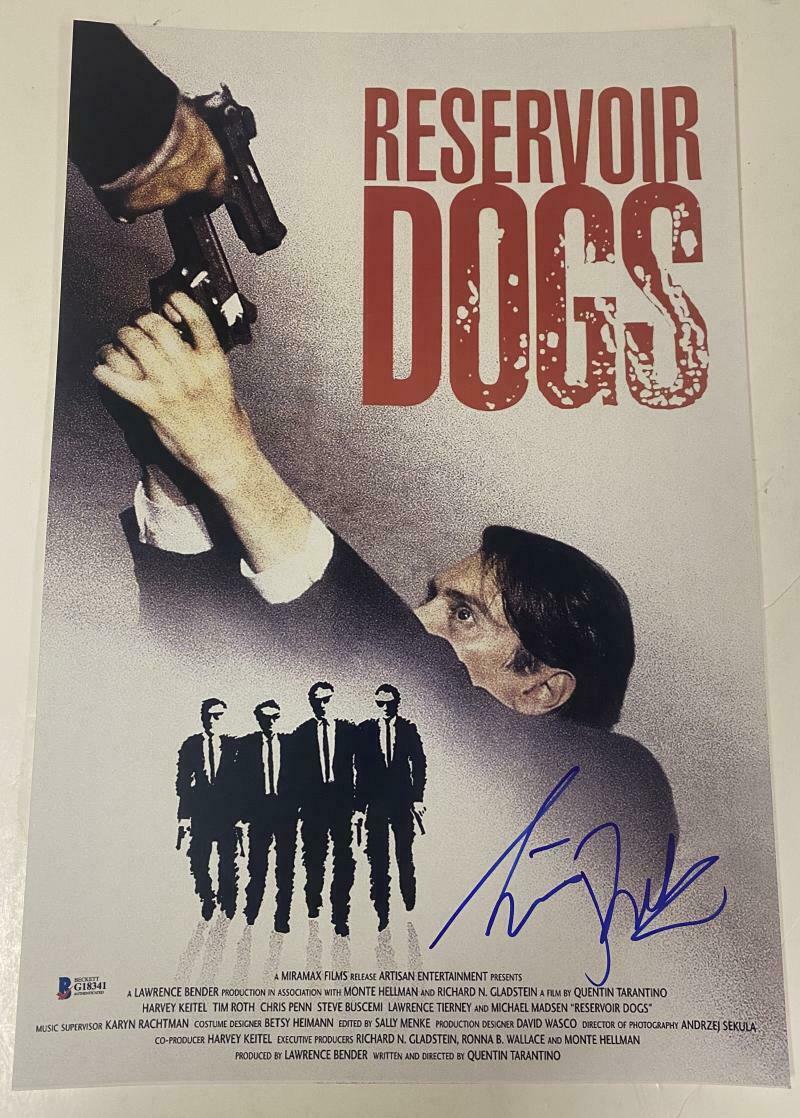 TIM ROTH SIGNED 12X18 PHOTO RESERVOIR DOGS AUTHENTIC AUTOGRAPH BECKETT ...