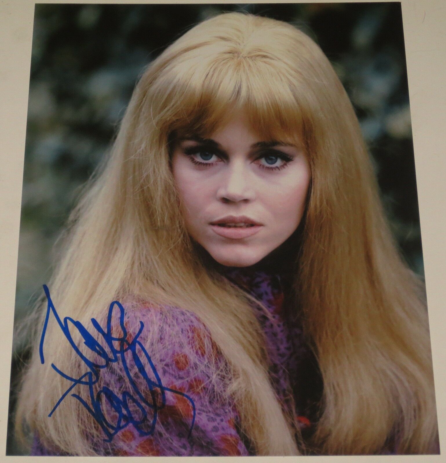 STUNNING BEAUTY JANE FONDA SIGNED 8X10 PHOTO AUTOGRAPH MOVIE STARLET ...