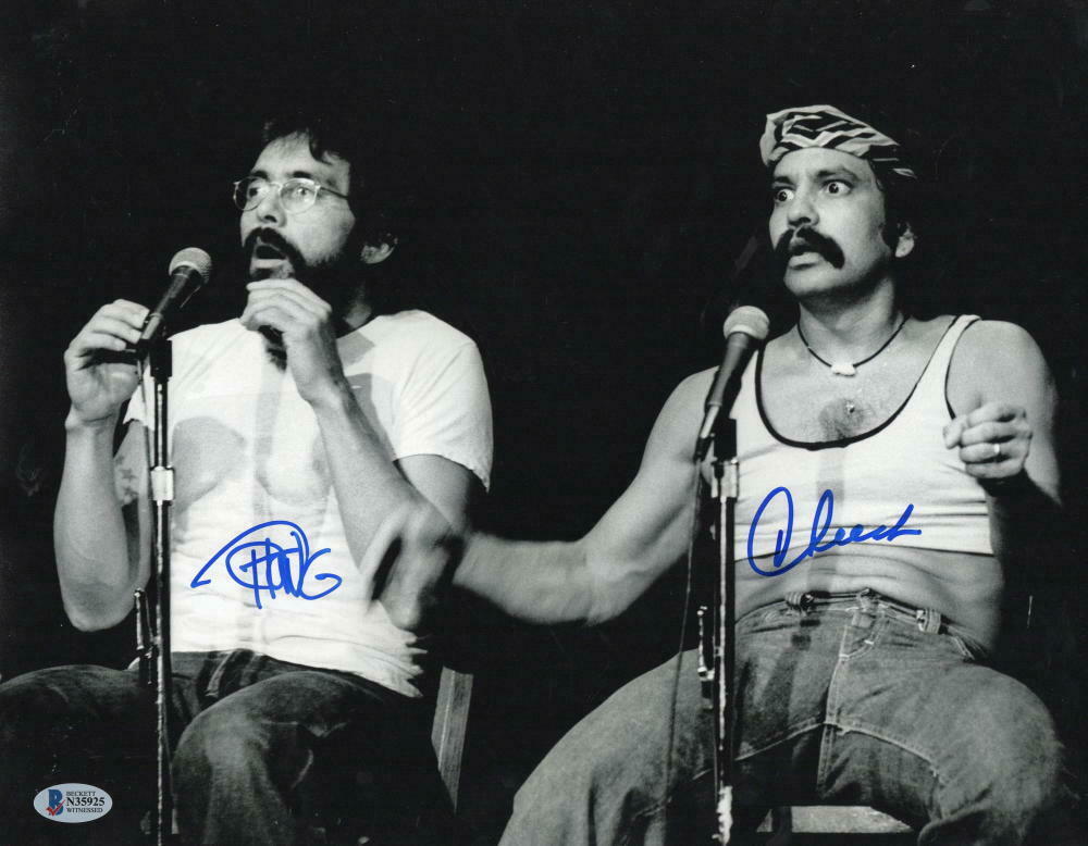 TOMMY CHONG CHEECH MARIN SIGNED 11X14 PHOTO AUTOGRAPH EXACT PROOF ...