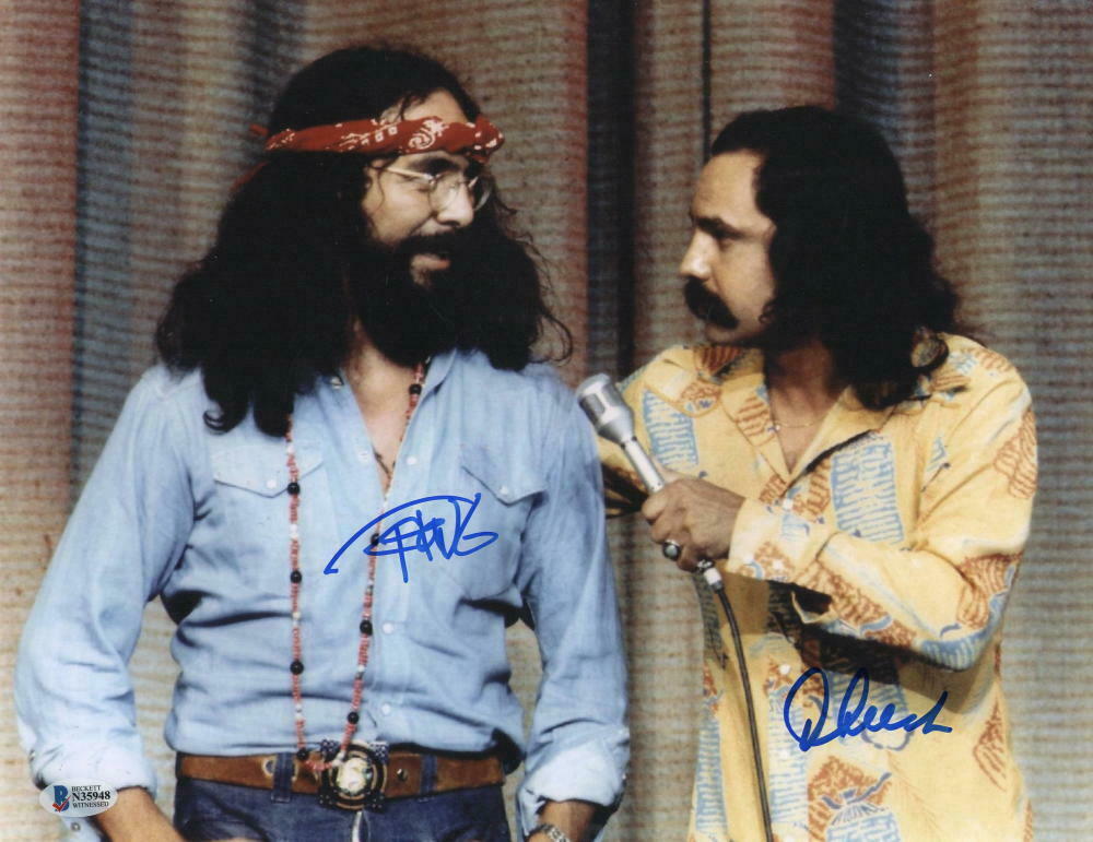 TOMMY CHONG CHEECH MARIN SIGNED 11X14 PHOTO AUTOGRAPH EXACT PROOF ...