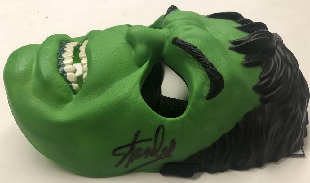 STAN LEE MARK RUFFALO SIGNED THE HULK MASK AVENGERS MARVEL AUTOGRAPH ...