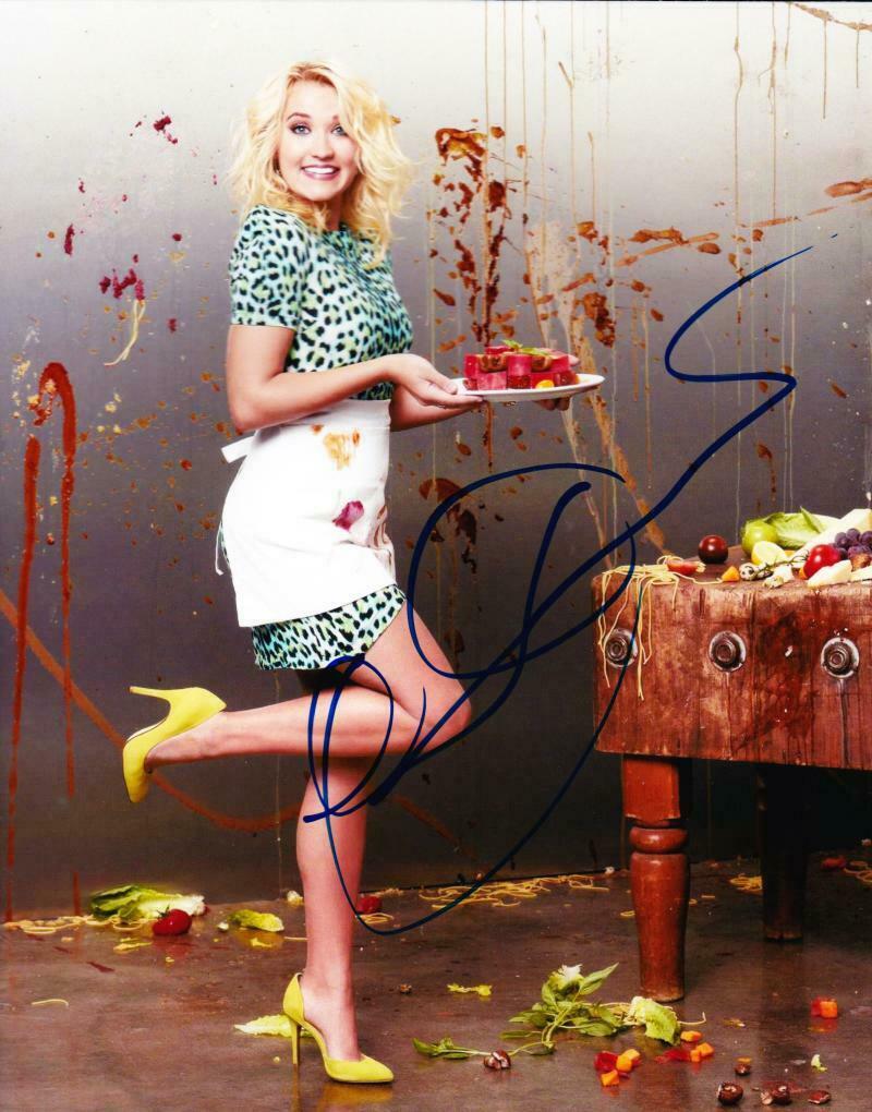 EMILY OSMENT SIGNED 8X10 PHOTO AUTHENTIC AUTOGRAPH HANNAH MONTANA COA B ...