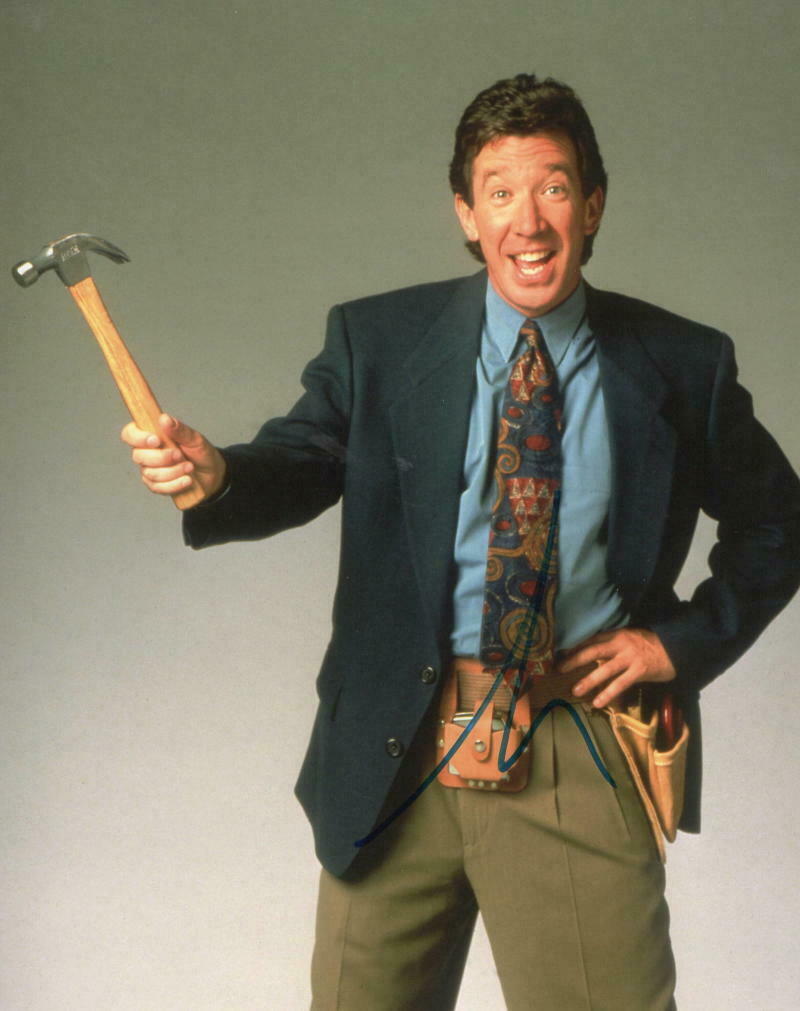 TIM ALLEN SIGNED 8X10 PHOTO AUTHENTIC AUTOGRAPH TOOL TIME COA F ...