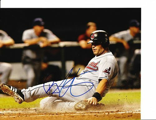 CLEVELAND INDIANS RYAN GARKO SIGNED 8X10 Collectible Memorabilia ...