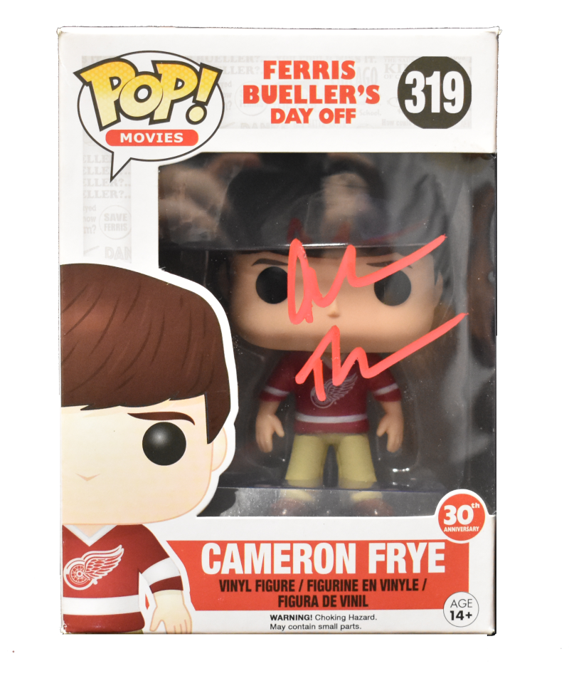 ALAN RUCK FERRIS BUELLER'S DAY OFF CAMERON SIGNED FUNKO FIGURE ...