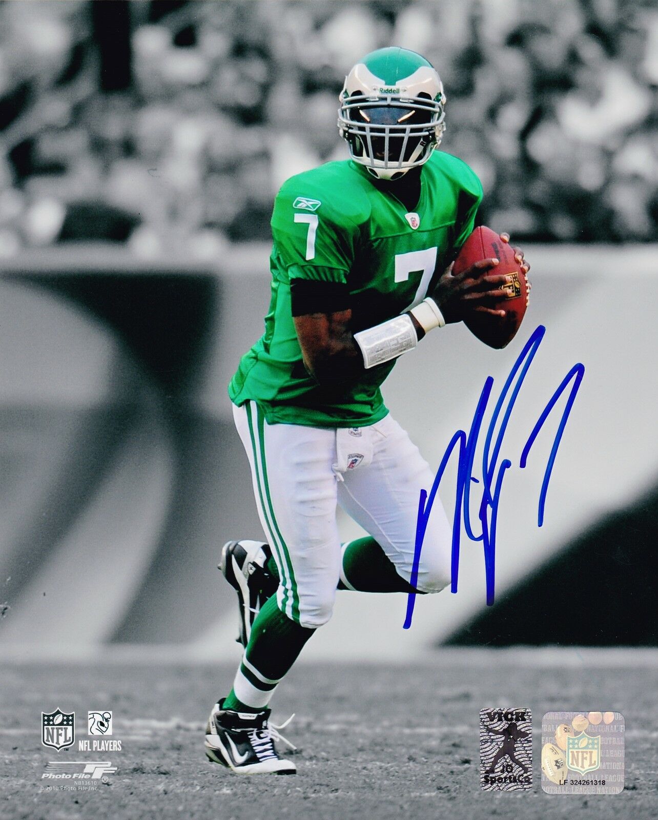 MIKE VICK SIGNED 8X10 PHOTO AUTOGRAPH PHILADELPHIA EAGLES IN-PERSON ...