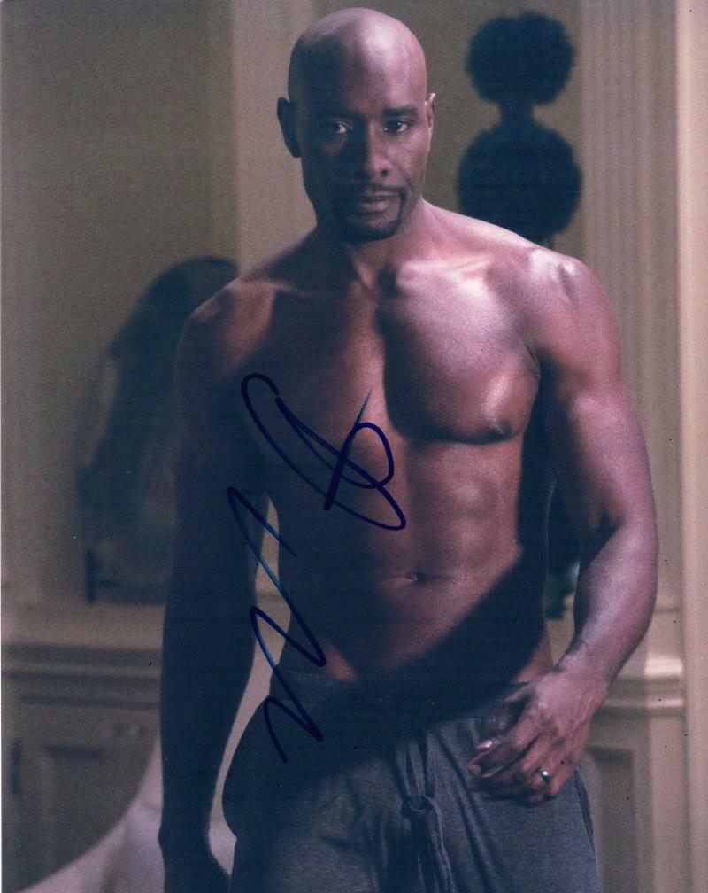 Hot Sexy Shirtless Morris Chestnut Signed 8x10 Photo Rosewood Autograph Coa Collectible