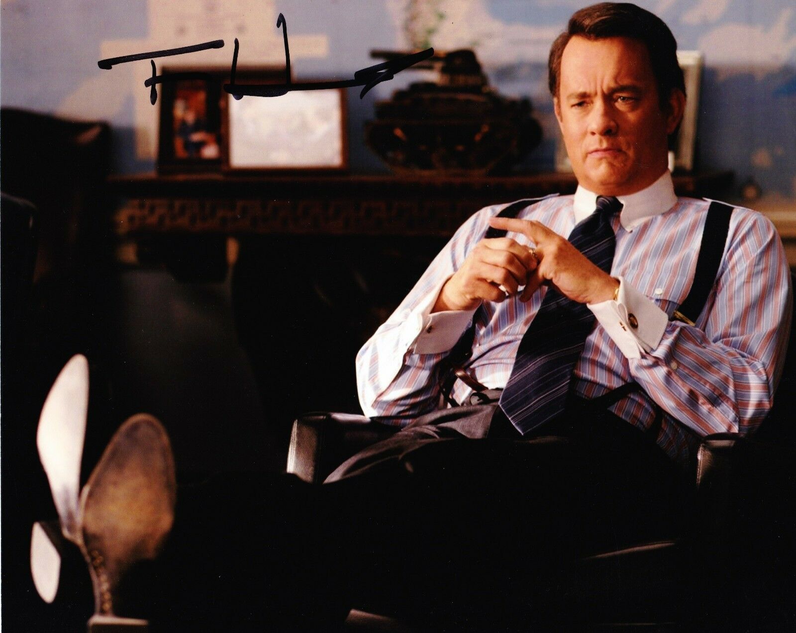 TOM HANKS SIGNED 8X10 PHOTO AUTHENTIC AUTOGRAPH BIG FOREST GUMP COA B ...