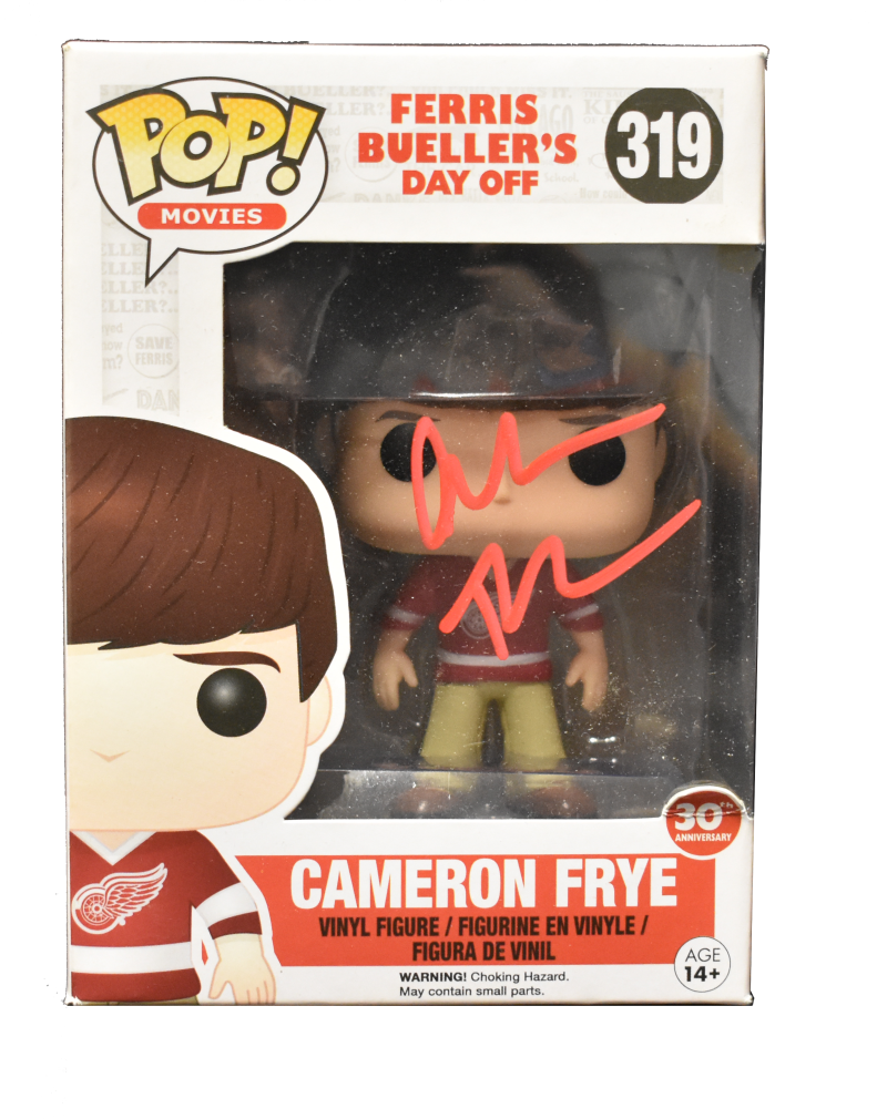 ALAN RUCK FERRIS BUELLER'S DAY OFF CAMERON SIGNED FUNKO FIGURE ...