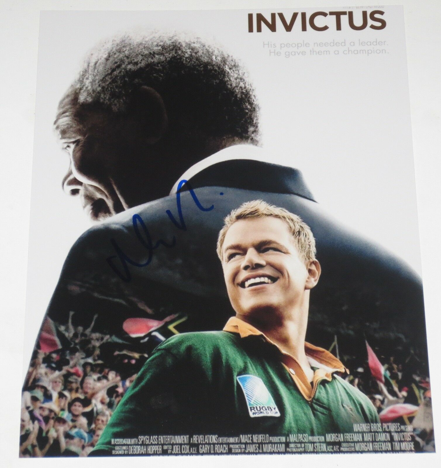 MATT DAMON SIGNED 8X10 PHOTO AUTOGRAPH BOURNE OCEANS OSCAR WINNER PROOF ...