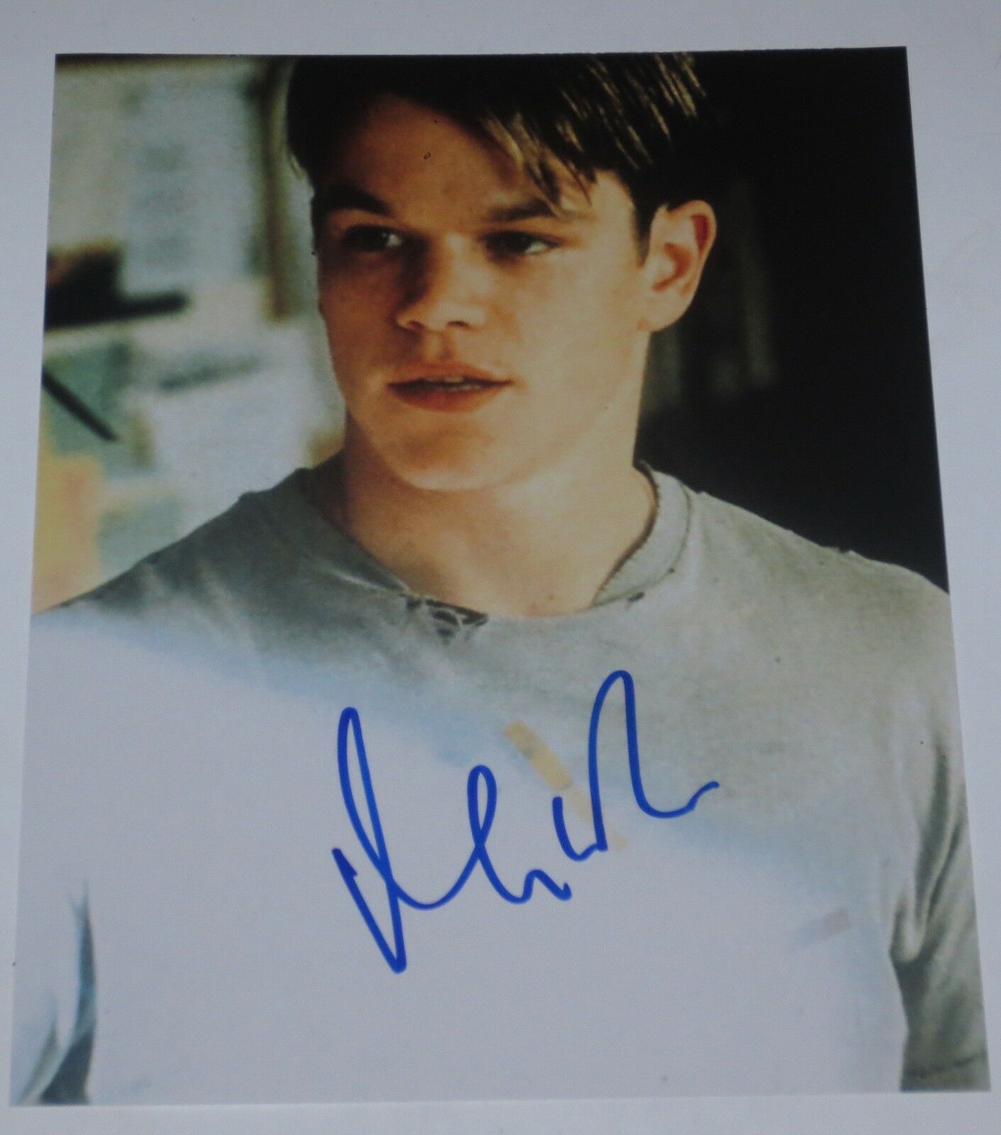 MATT DAMON SIGNED 8X10 PHOTO AUTOGRAPH BOURNE OCEANS OSCAR WINNER PROOF ...