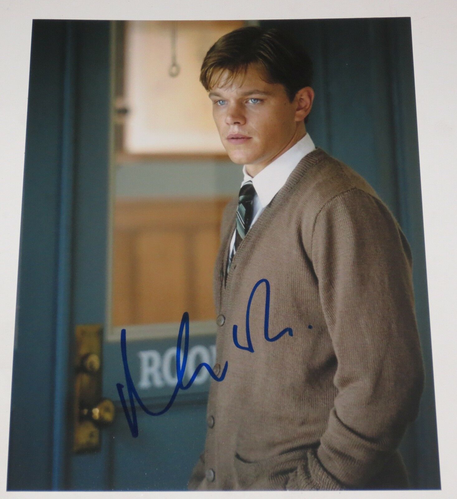 MATT DAMON SIGNED 8X10 PHOTO AUTOGRAPH BOURNE OCEANS OSCAR WINNER PROOF ...