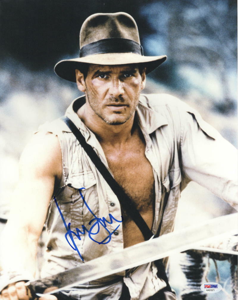 HARRISON FORD SIGNED 11X14 PHOTO INDIANA JONES AUTOGRAPH PROOF PSA/DNA ...