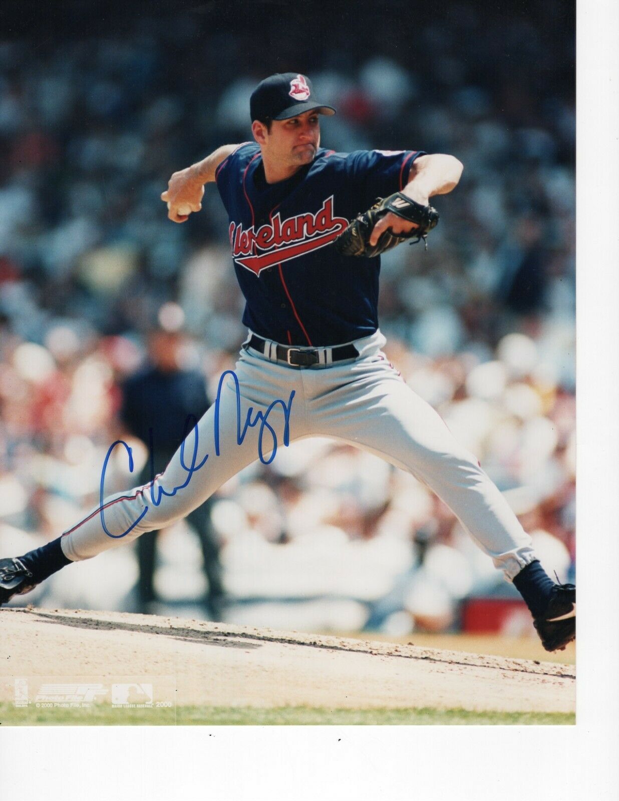 CLEVELAND INDIANS CHARLES NAGY SIGNED 8X10 Collectible Memorabilia ...
