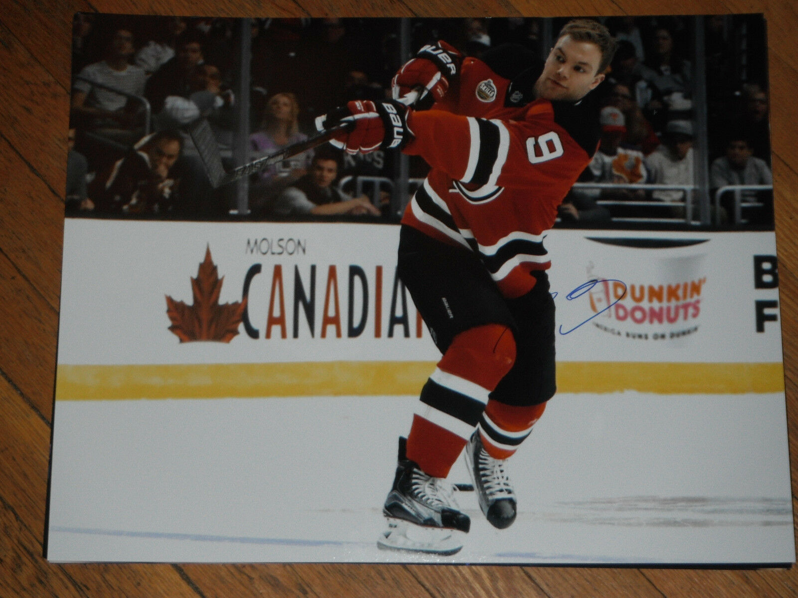 NEW JERSEY DEVILS TAYLOR HALL SIGNED 16X20 Collectible Memorabilia ...