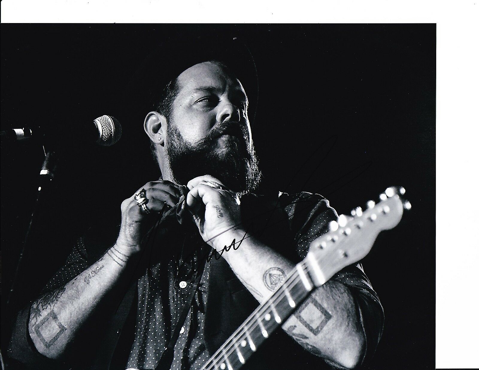 NATHANIEL RATELIFF SIGNED BLACK AND WHITE 8X10 Collectible Memorabilia ...
