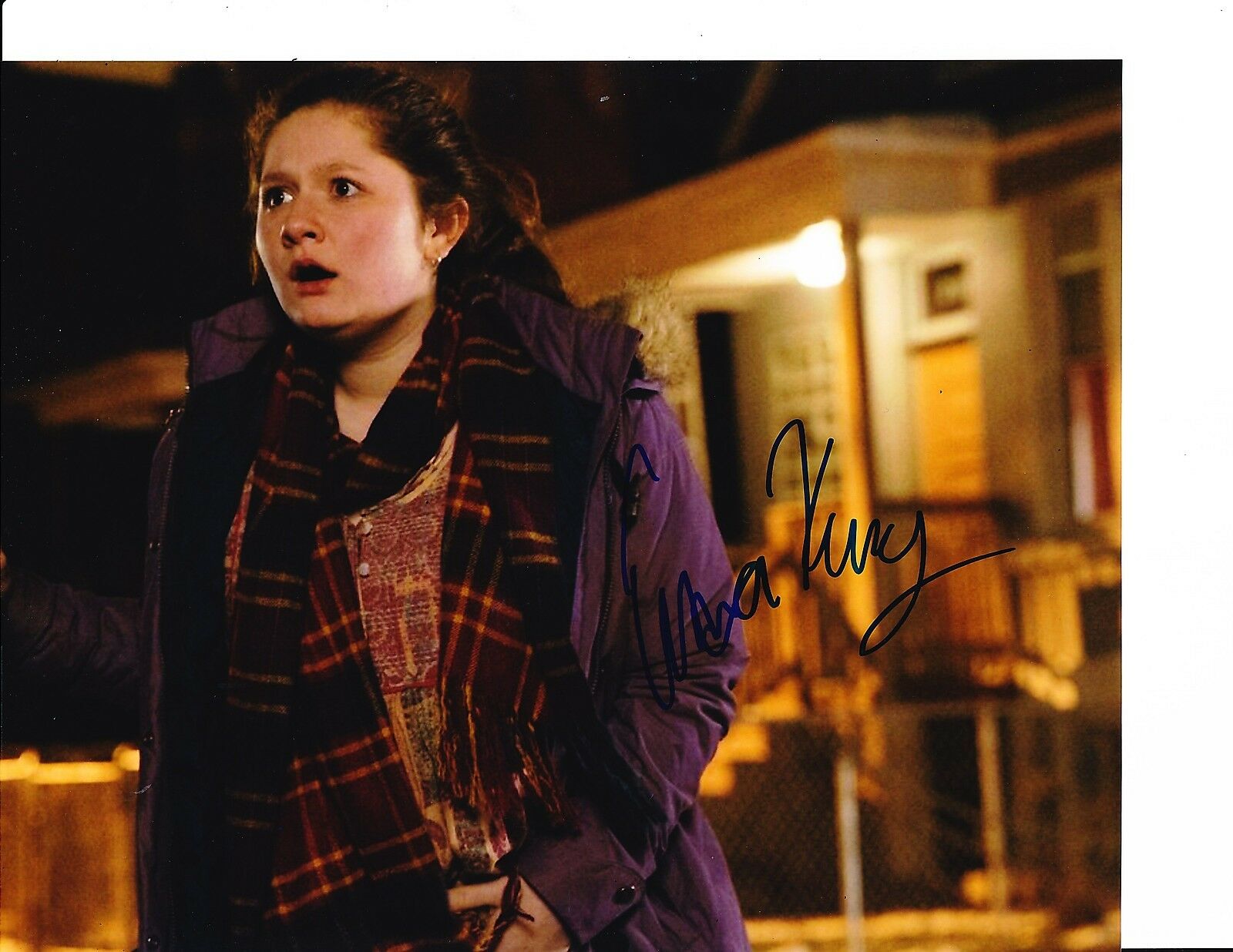 SHAMELESS EMMA KENNEY SIGNED 8X10 DEBBIE GALLAGHER Collectible ...