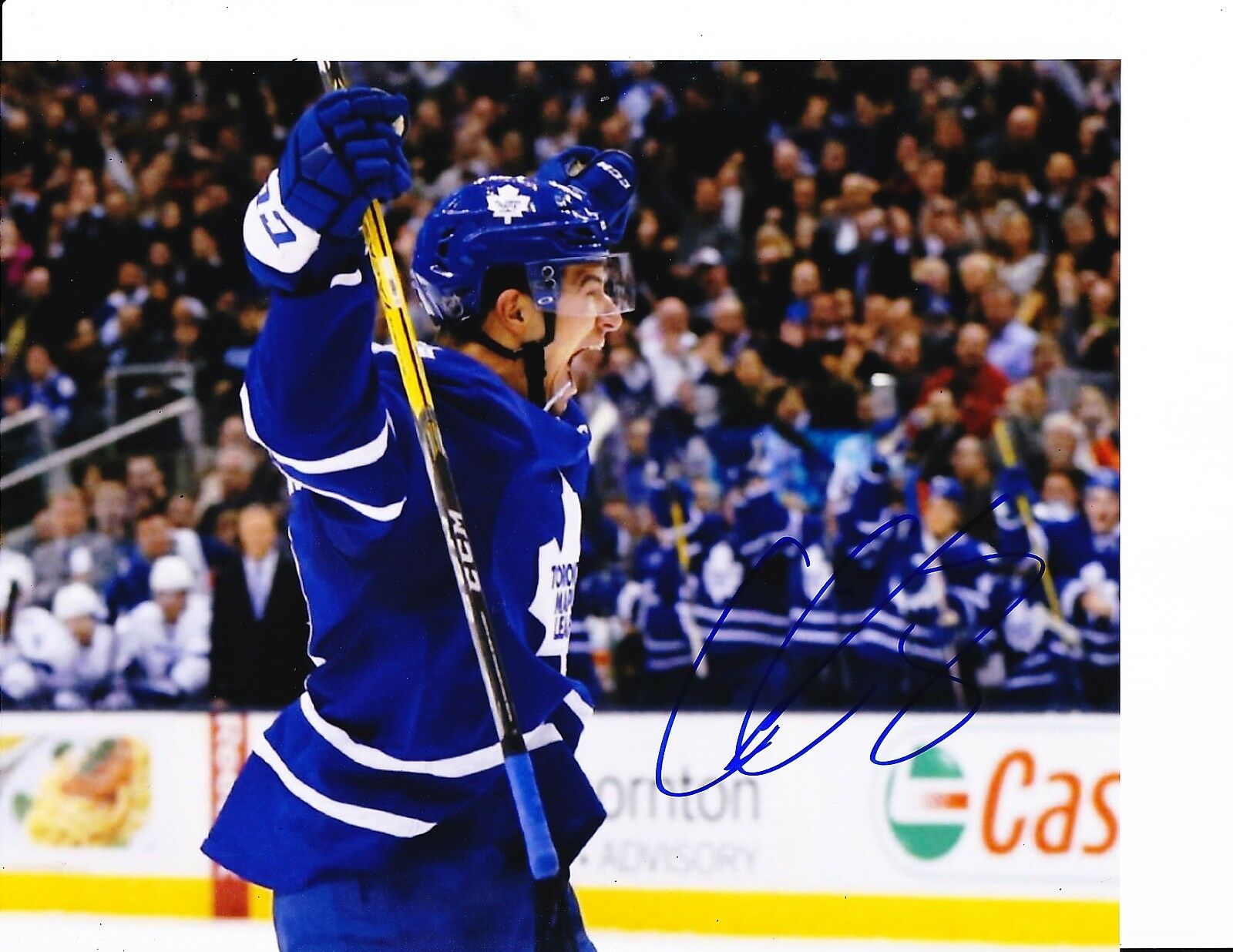 TORONTO MAPLE LEAFS CONNOR CARRICK SIGNED CELEBRATION 8X10 Collectible ...