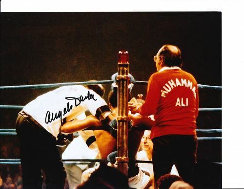 MUHAMMAD ALI TRAINER ANGELO DUNDEE SIGNED CORNER 8X10 Collectible ...