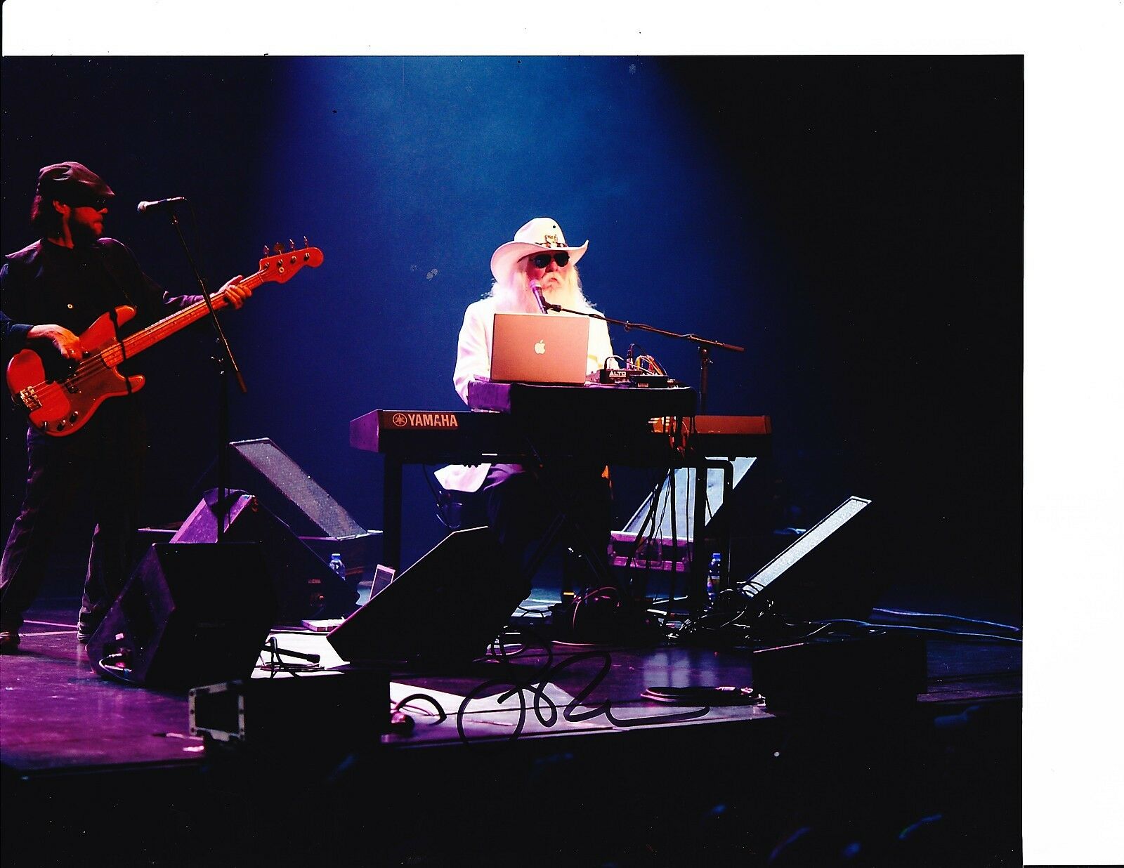 LEON RUSSELL SIGNED IN CONCERT 8X10 Collectible Memorabilia | Autographia