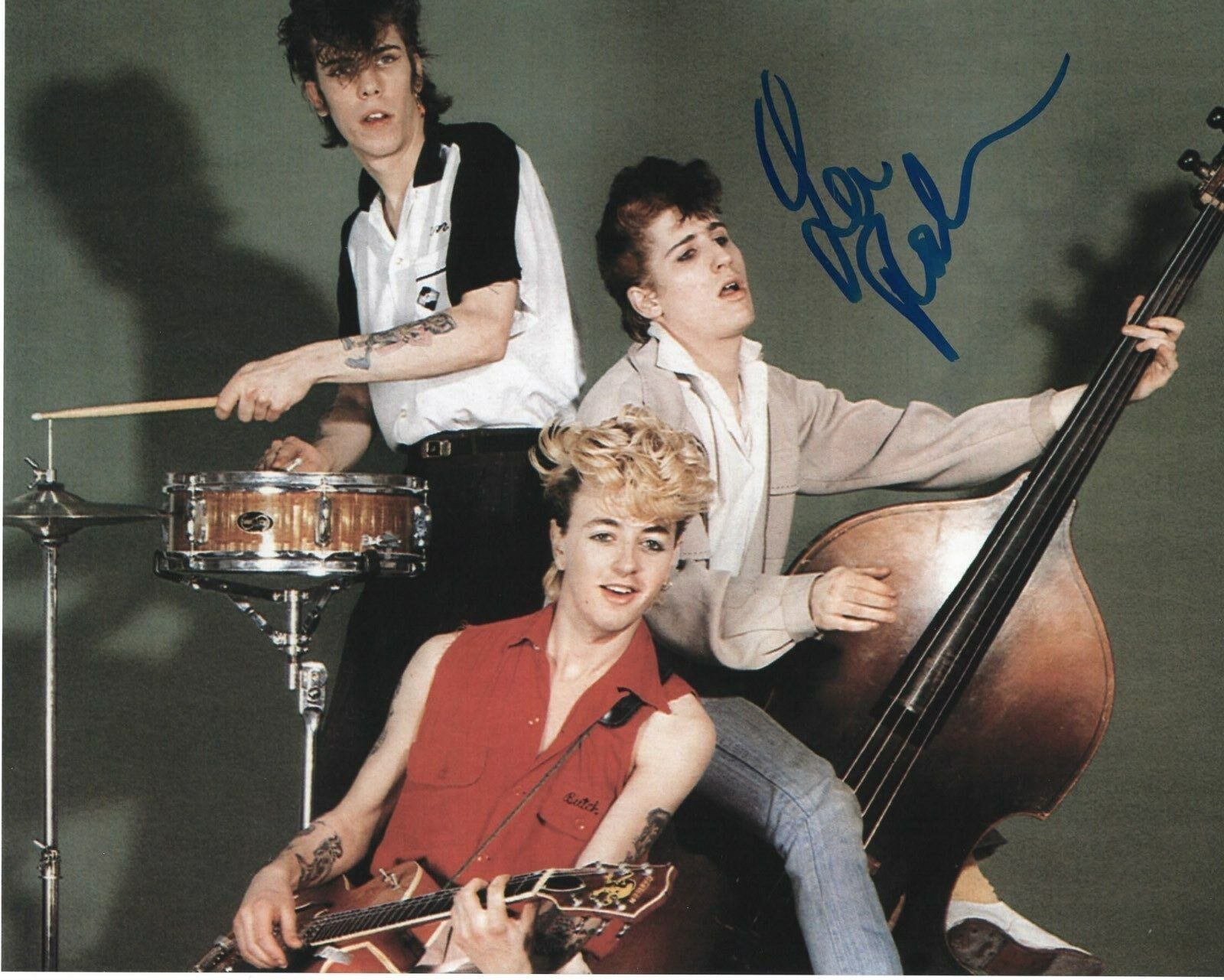 THE STRAY CATS LEE ROCKER SIGNED GROUP 8X10 Collectible Memorabilia ...