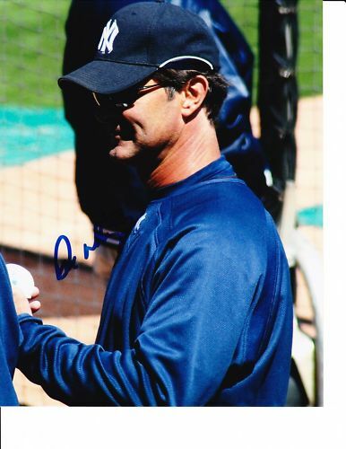 NEW YORK YANKEES DON MATTINGLY SIGNED 8X10 Collectible Memorabilia ...