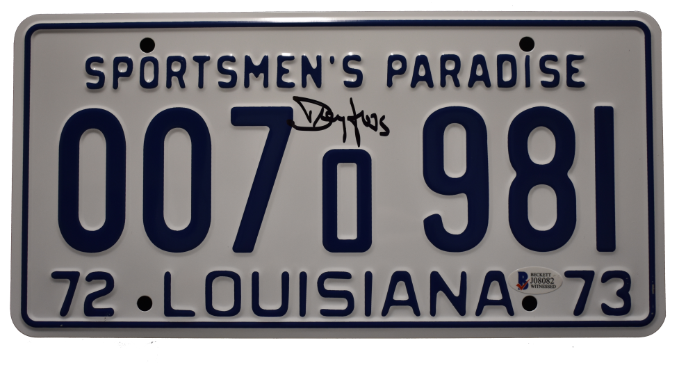 RICHARD DREYFUSS SIGNED JAWS LICENSE PLATE AUTHENTIC AUTOGRAPH PROOF ...