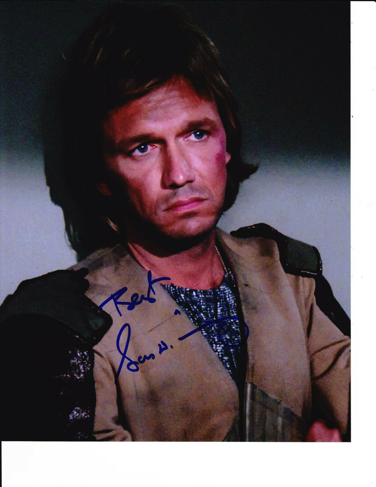 SUPER NATURAL SAM HENNINGS SIGNED SITTING 8X10 Collectible Memorabilia ...