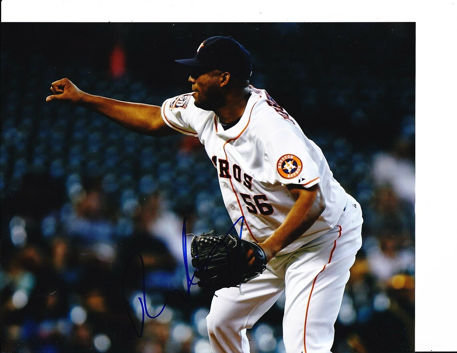 HOUSTON ASTROS ROBERTO HERNANDEZ SIGNED PITCHING 8X10 Collectible ...