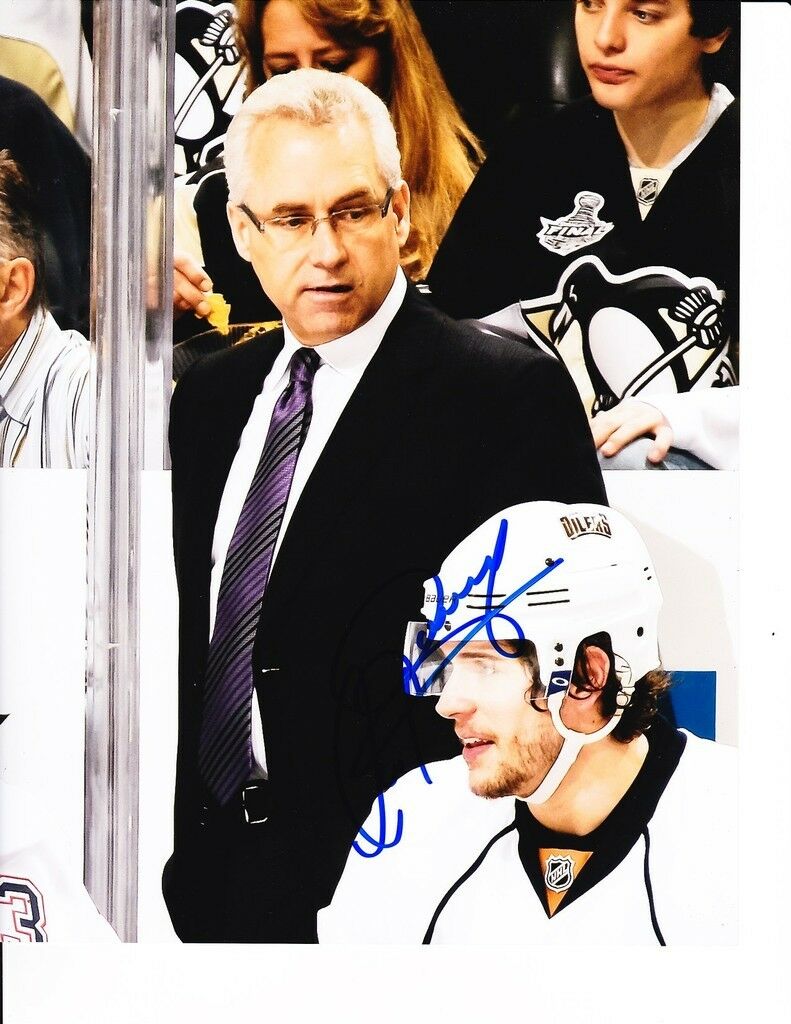 EDMONTON OILERS TOM RENNEY SIGNED 8X10 Collectible Memorabilia ...