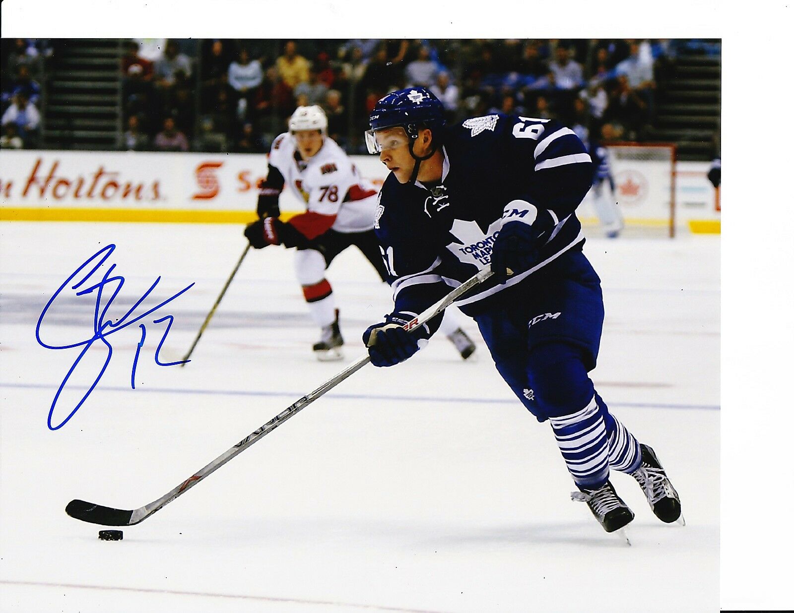 TORONTO MAPLE LEAFS CONNOR BROWN SIGNED 8X10 Collectible Memorabilia ...