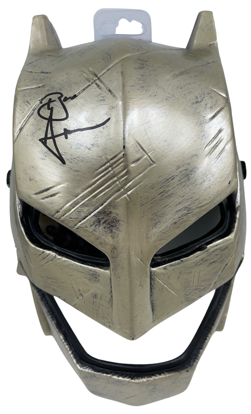 BEN AFFLECK SIGNED BATMAN JUSTICE LEAGUE MASK AUTHENTIC AUTOGRAPH PROOF ...