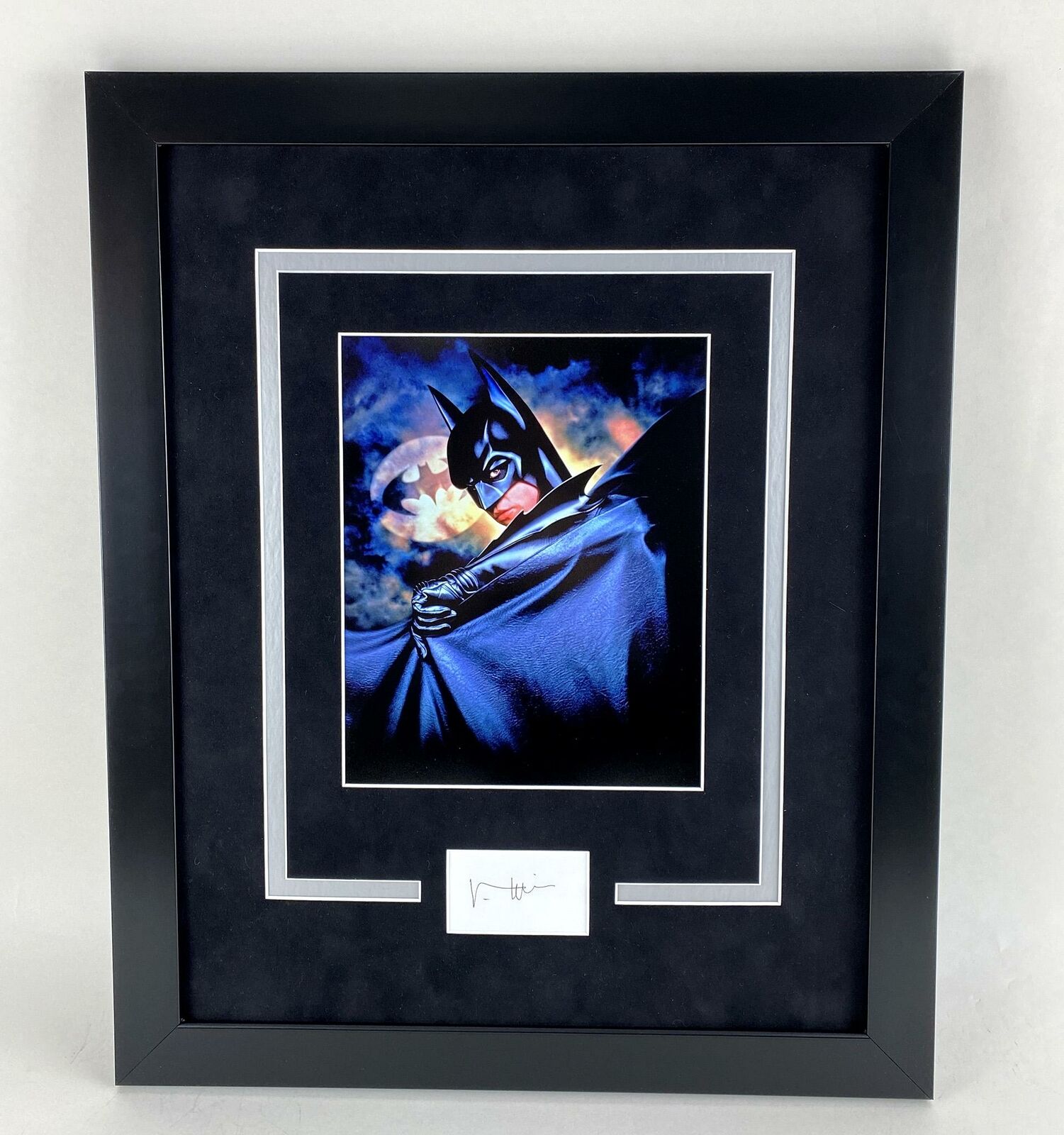 Batman Forever Val Kilmer Autographed Signed 16x20 Frame Display Bruce ...
