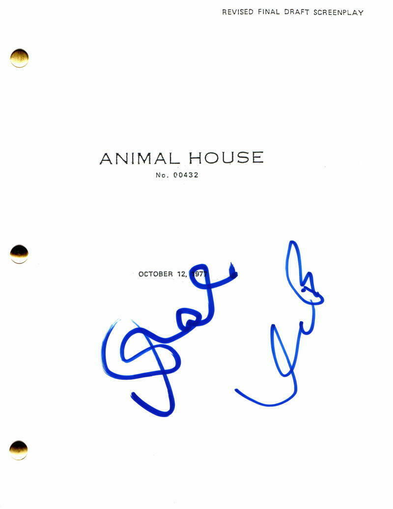 KEVIN BACON & DONALD SUTHERLAND CAST SIGNED AUTOGRAPH -ANIMAL HOUSE ...