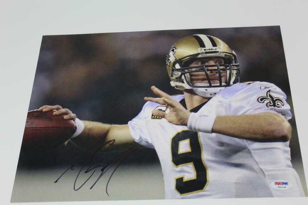 DREW BREES SIGNED AUTOGRAPH 11X14 PHOTO - PURDUE, NEW ORLEANS SAINTS ...