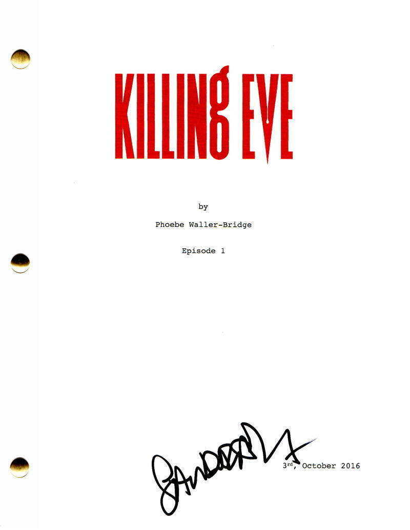 SANDRA OH SIGNED AUTOGRAPH - KILLING EVE PILOT SCRIPT GREY'S ANATOMY ...