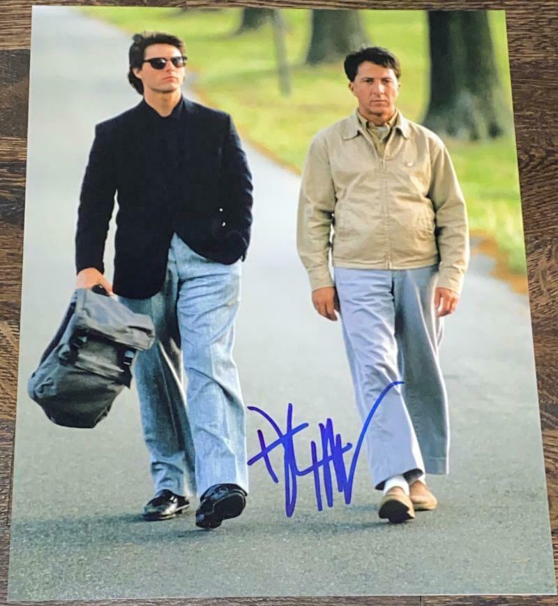DUSTIN HOFFMAN SIGNED AUTOGRAPH 11x14 CLASSIC SCENE RAIN MAN PHOTO TOM ...