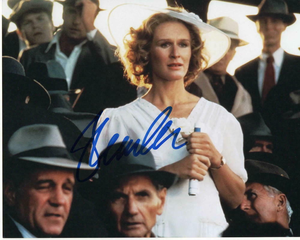 GLENN CLOSE SIGNED AUTOGRAPH 8X10 PHOTO - LEGEND, THE NATURAL, FATAL ...