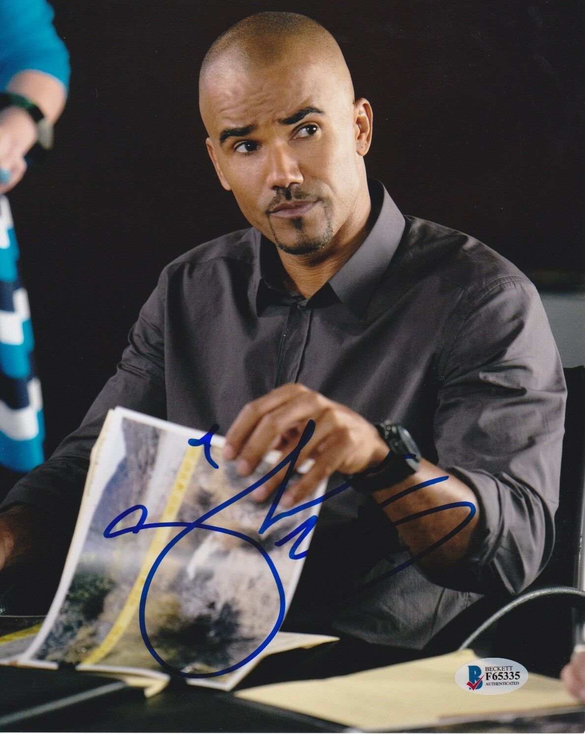 SHEMAR MOORE SIGNED 8X10 PHOTO CRIMINAL MINDS SWAT BECKETT BAS ...