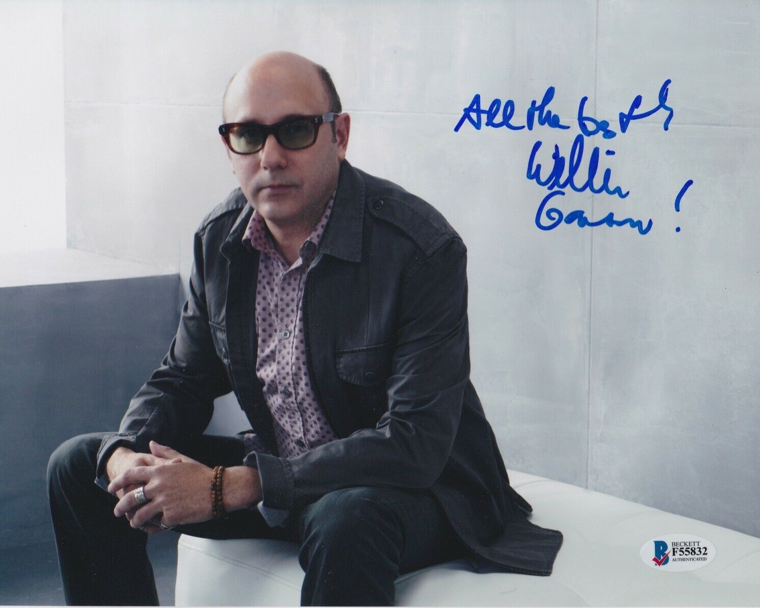 WILLIE GARSON SIGNED 8X10 PHOTO WHITE COLLAR BECKETT BAS AUTOGRAPH AUTO ...