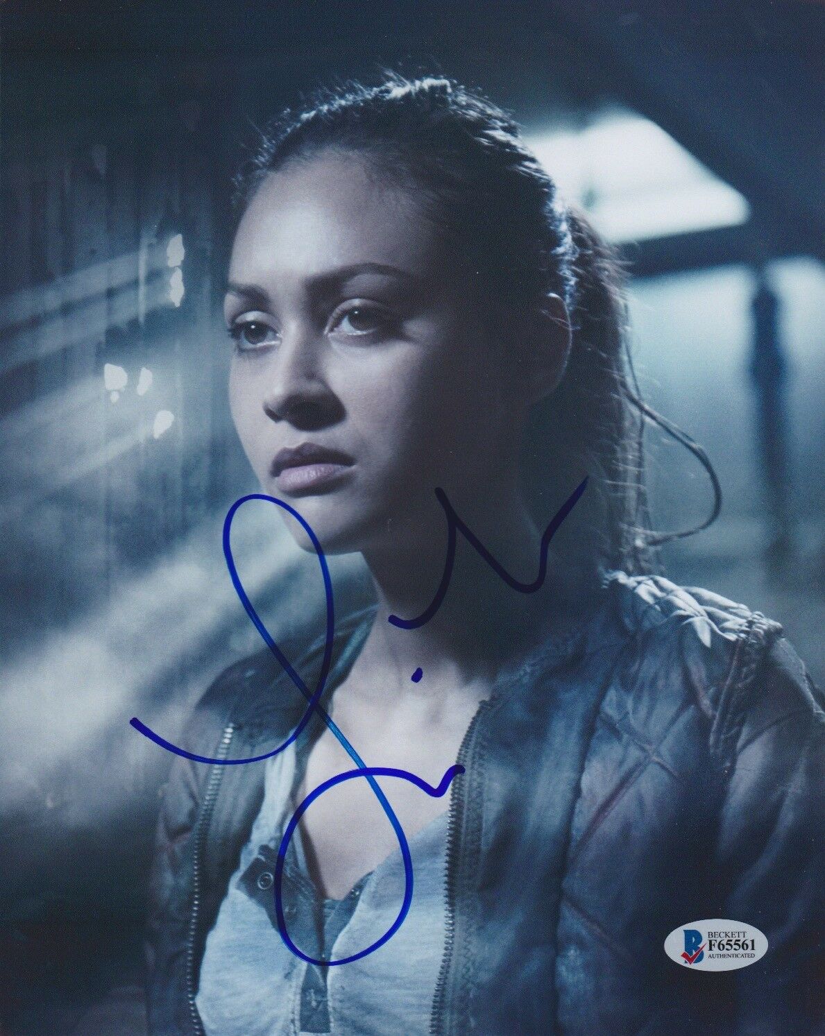 LINDSEY MORGAN SIGNED 8X10 PHOTO THE 100 BECKETT BAS AUTOGRAPH AUTO COA ...