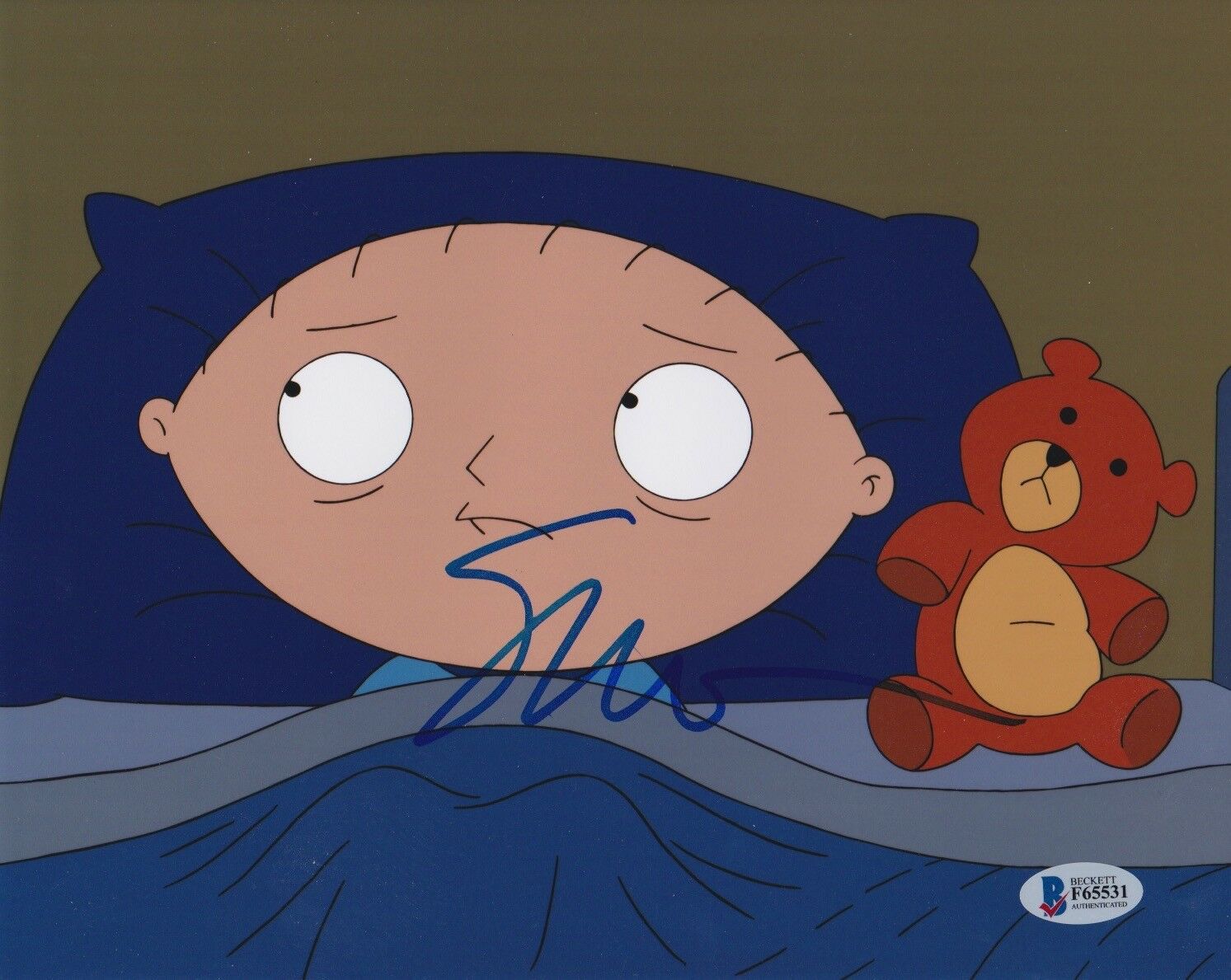 SETH MACFARLANE SIGNED 8X10 PHOTO FAMILY GUY BECKETT BAS AUTOGRAPH AUTO ...