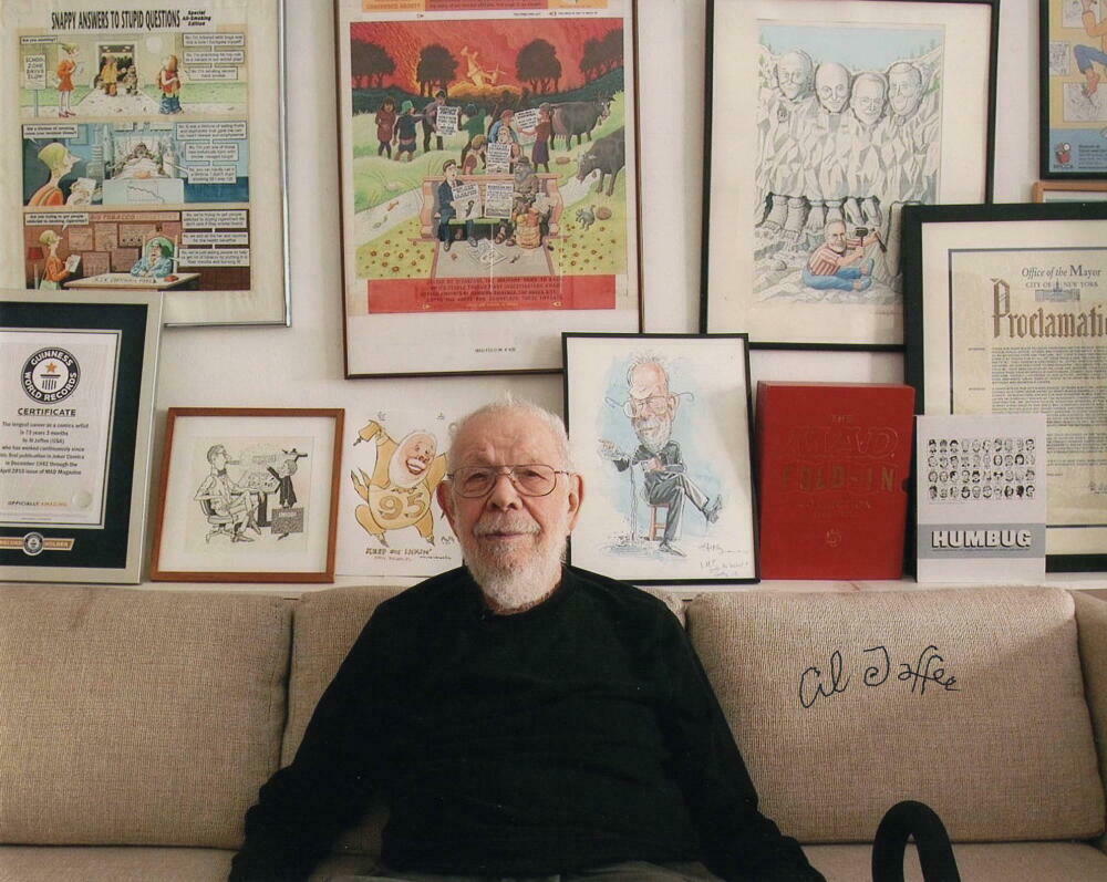AL JAFFEE SIGNED AUTOGRAPH 8X10 PHOTO - MAD MAGAZINE LEGEND, CARTOONIST ...
